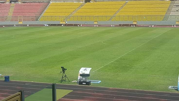 Baba Yara stadium pitch sees improvement ahead of CAF CC game • Sahara ...