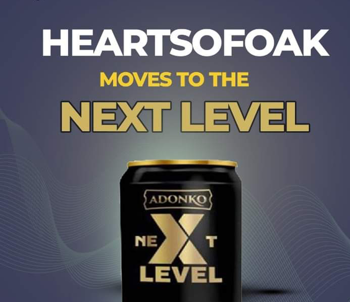 Hearts of Oak partners with Adonko Next Level drink • Sahara Football